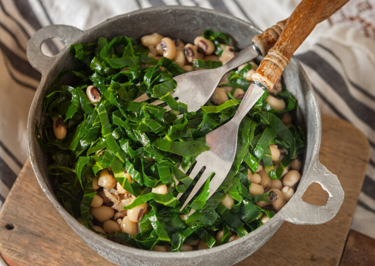 Collards & Black-Eyed Peas - BriarPatch Food Co-op